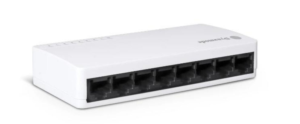 SW80010-D: 8 Port Fast Ethernet Desktop Wall Mount Switch Hub – Dynamode UK