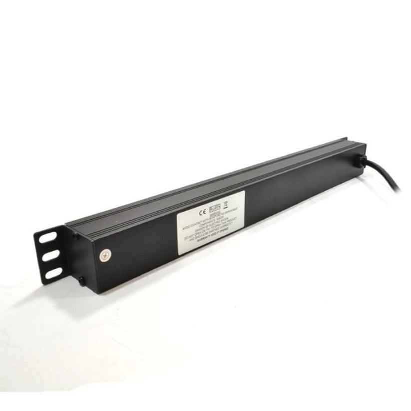 PDU-6WS-H-IEC-UK: 6 Way Horizontal Rackmount UK Plug PDU with IEC 13 ...